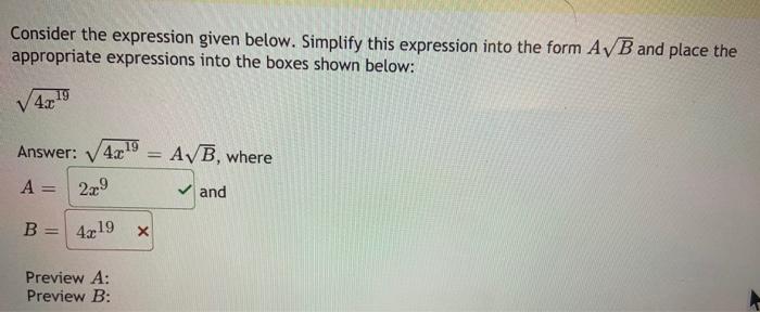 Solved Consider the expression given below. Simplify this | Chegg.com