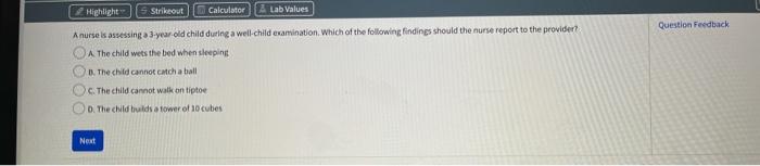 Solved Highlight Strikeout Calculator Lab Values Question | Chegg.com
