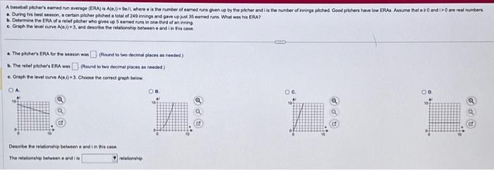 Solved b. Detemine the ERA of a relef patcher who gives up 5 | Chegg.com