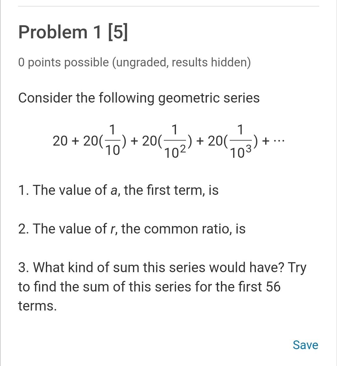 Solved Problem 1 [5] 0 points possible (ungraded, results | Chegg.com