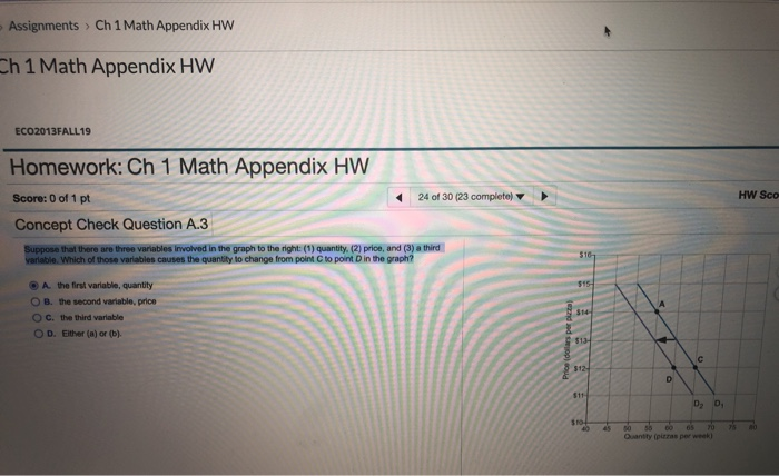 Solved Assignments Ch 1 Math Appendix HW Ch 1 Math Appendix | Chegg.com