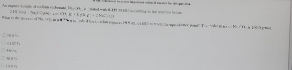 Solved He simpatia de foto An impure sample of sodium | Chegg.com