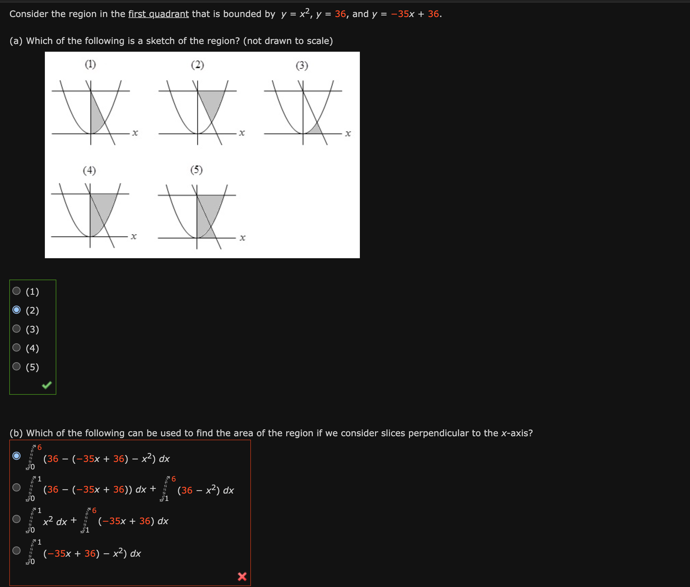 Solved Consider the region in the first quadrant that is | Chegg.com