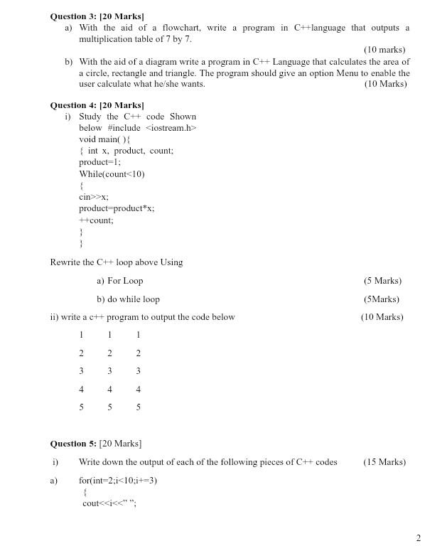 Solved Question 3: [20 Marks] a) With the aid of a | Chegg.com