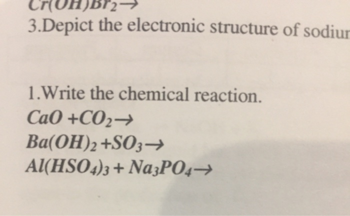 Solved Cr(VH)Br2 → 3.Depict the electronic structure of | Chegg.com