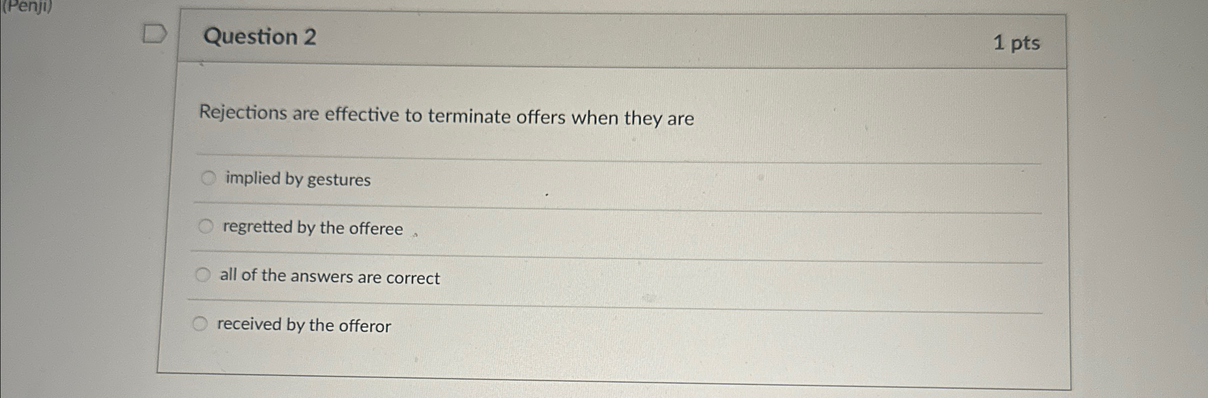Solved Question 21 ﻿ptsRejections are effective to terminate | Chegg.com