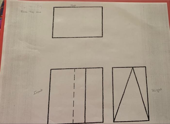Solved TOP Finish Top view Front Right HO | Chegg.com