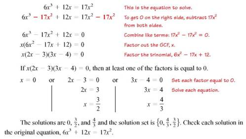 Solved: Solve the equation. See Example.x3 − 7x2 + 10x = 0EXAMP ...