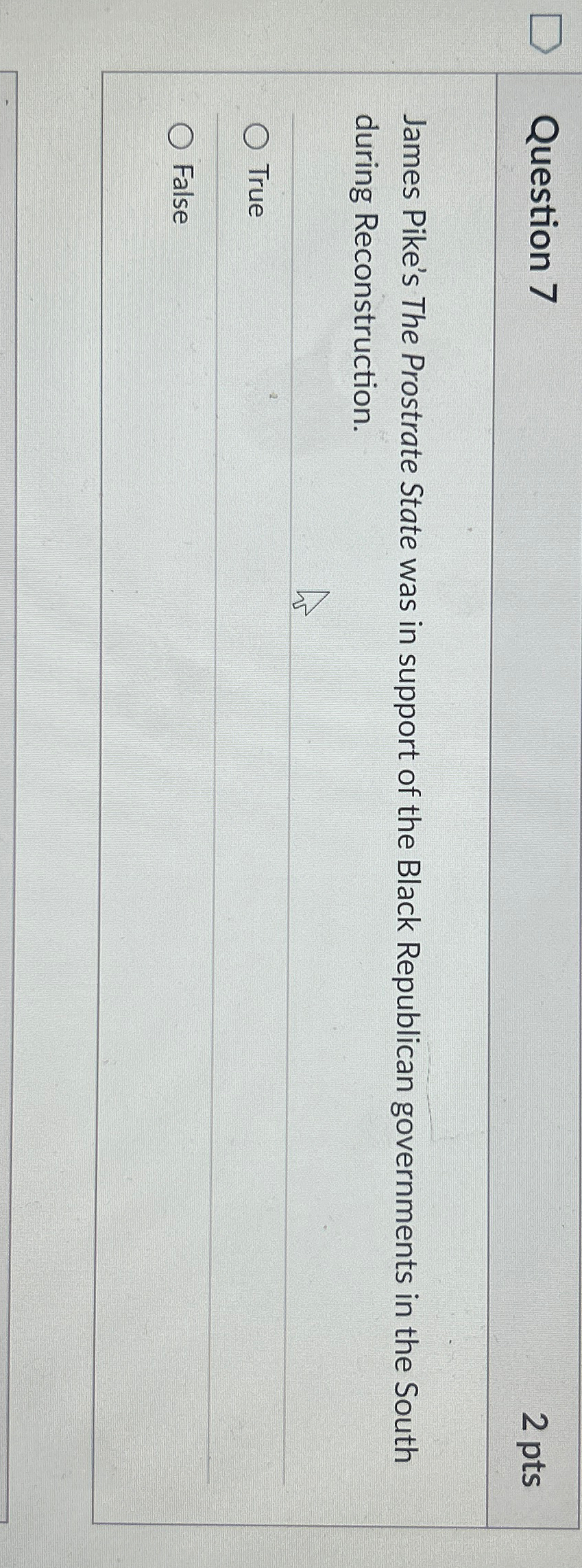 Solved Question 72 ﻿ptsJames Pike's The Prostrate State was | Chegg.com