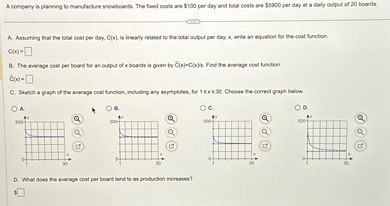 Solved A company is planning to manufacture snowboards. The | Chegg.com