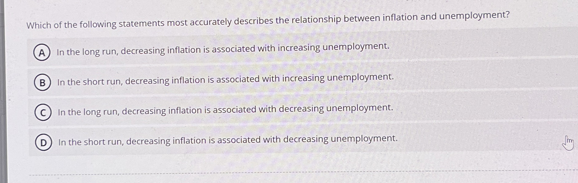 Solved Which of the following statements most accurately | Chegg.com