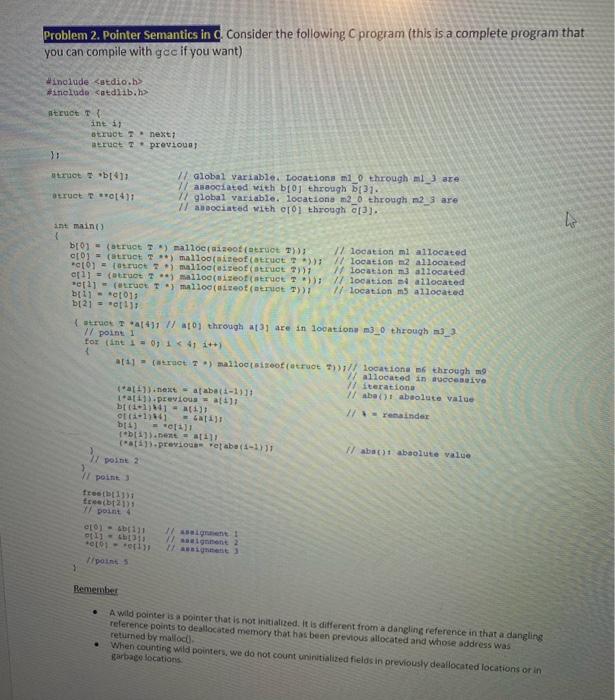 Solved - When counting dangling references, we do not count | Chegg.com