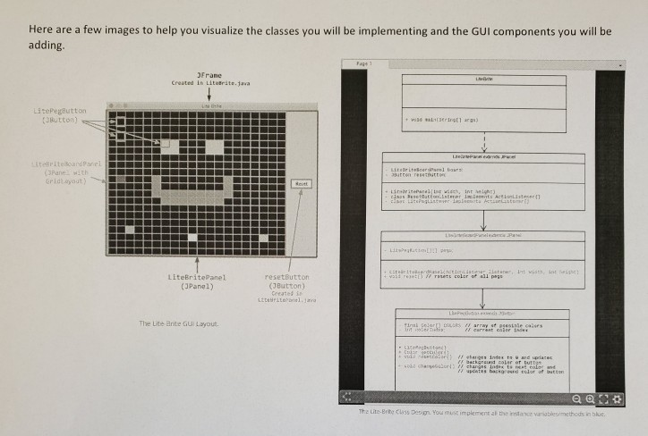 Solved Lab 07: Lite-Brite Warm-Up Design and implement an | Chegg.com