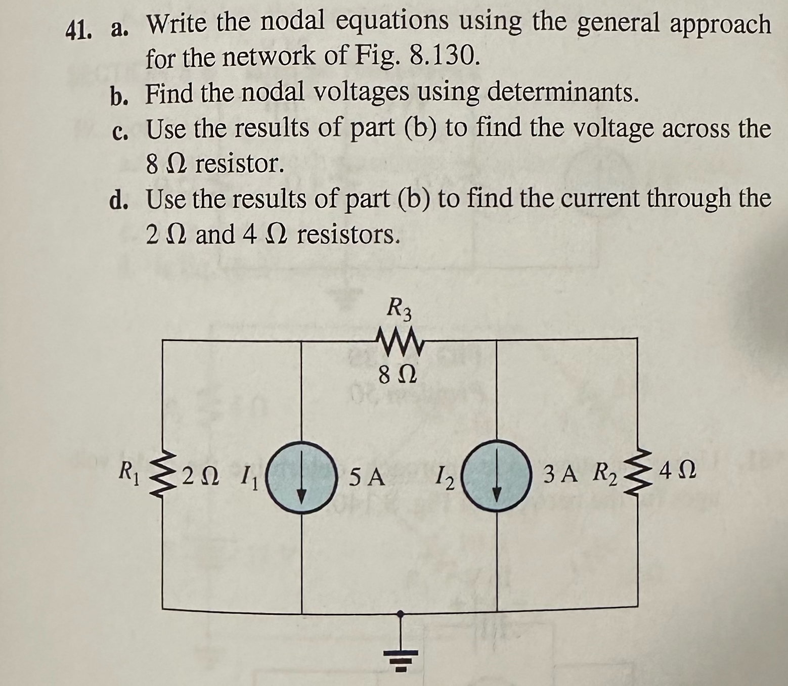 Solved a. ﻿Write the nodal equations using the general | Chegg.com
