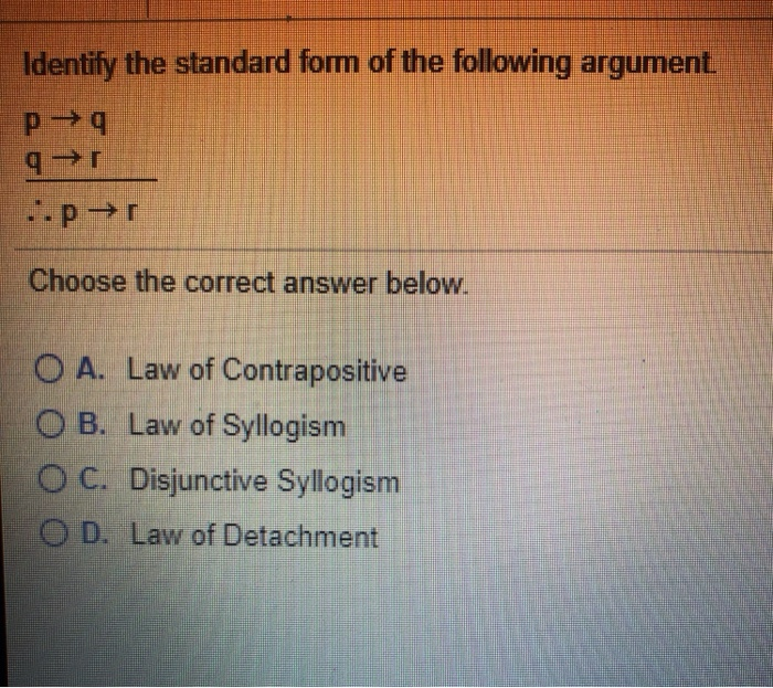Solved | Identify the standard form of the following | Chegg.com