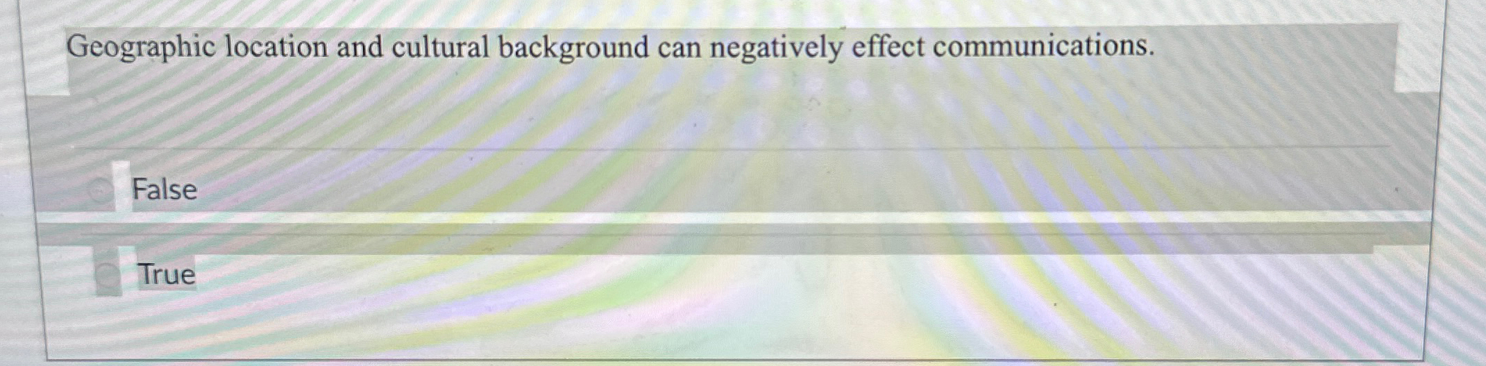 Solved Geographic location and cultural background can | Chegg.com