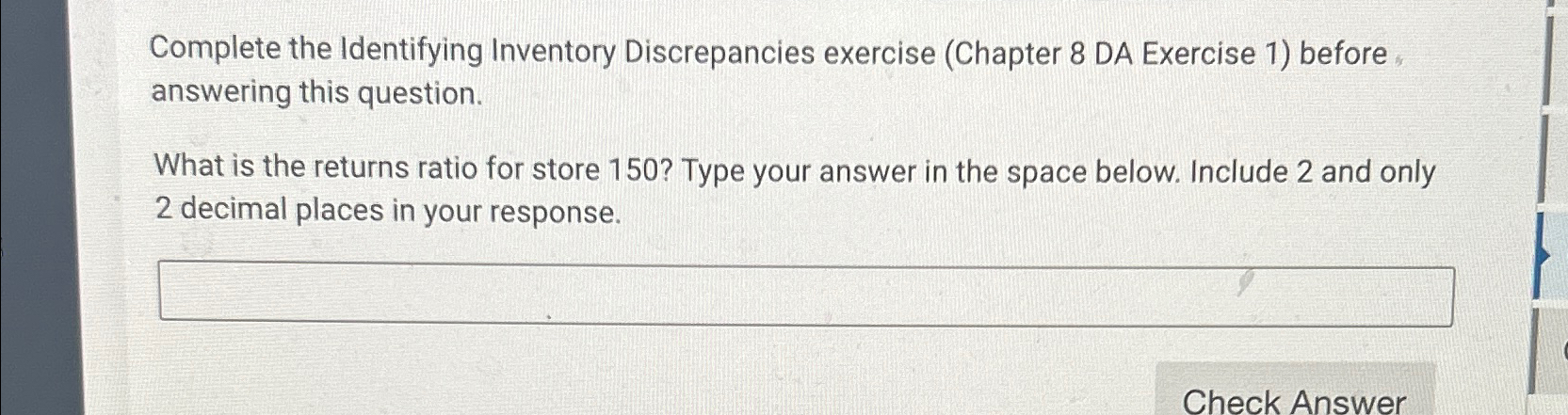 Solved Complete the Identifying Inventory Discrepancies | Chegg.com