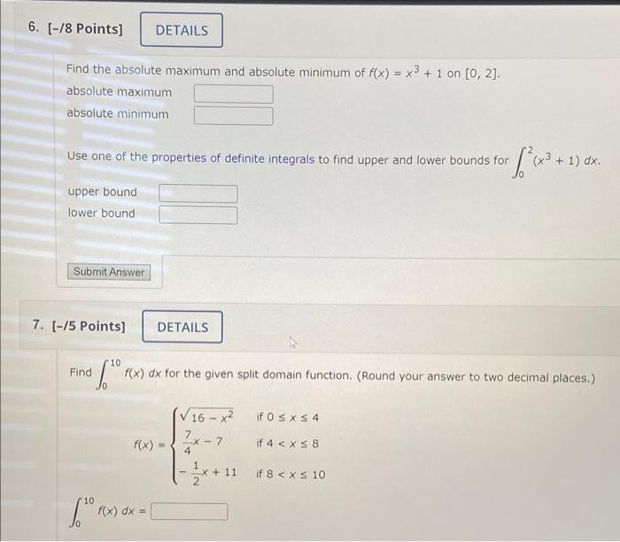 Solved Find The Absolute Maximum And Absolute Minimum Of Chegg