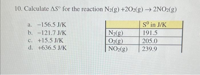 Solved N2( g)+2O2( g)→2NO2( g) | Chegg.com