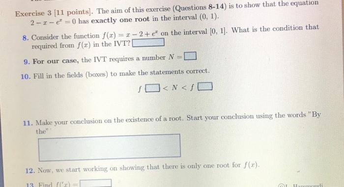 Solved Exercise 3 [11 points). The aim of this exercise | Chegg.com