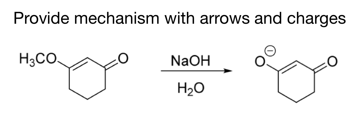 Solved Provide mechanism with arrows and charges | Chegg.com