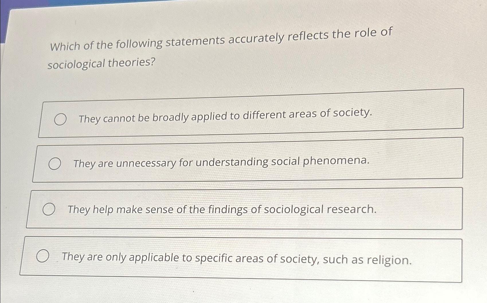 Solved Which of the following statements accurately reflects | Chegg.com