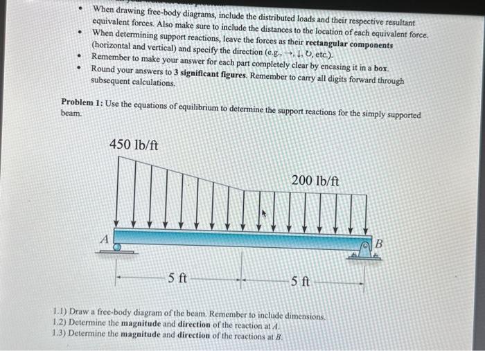 Solved - When drawing free-body diagrams, include the | Chegg.com