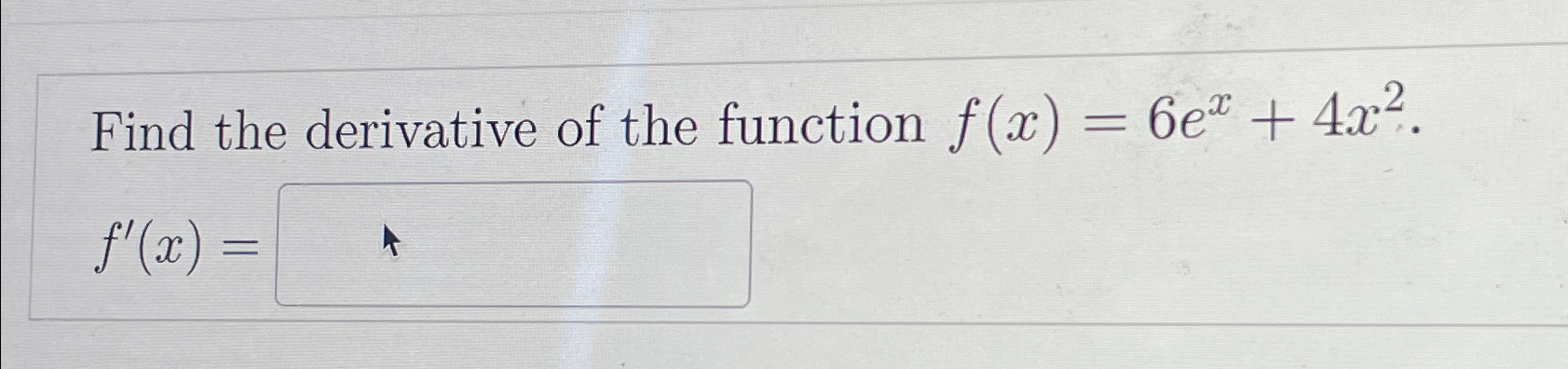 Solved Find the derivative of the function | Chegg.com