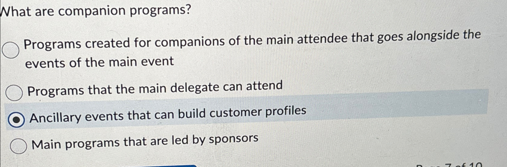 Solved What are companion programs?Programs created for | Chegg.com