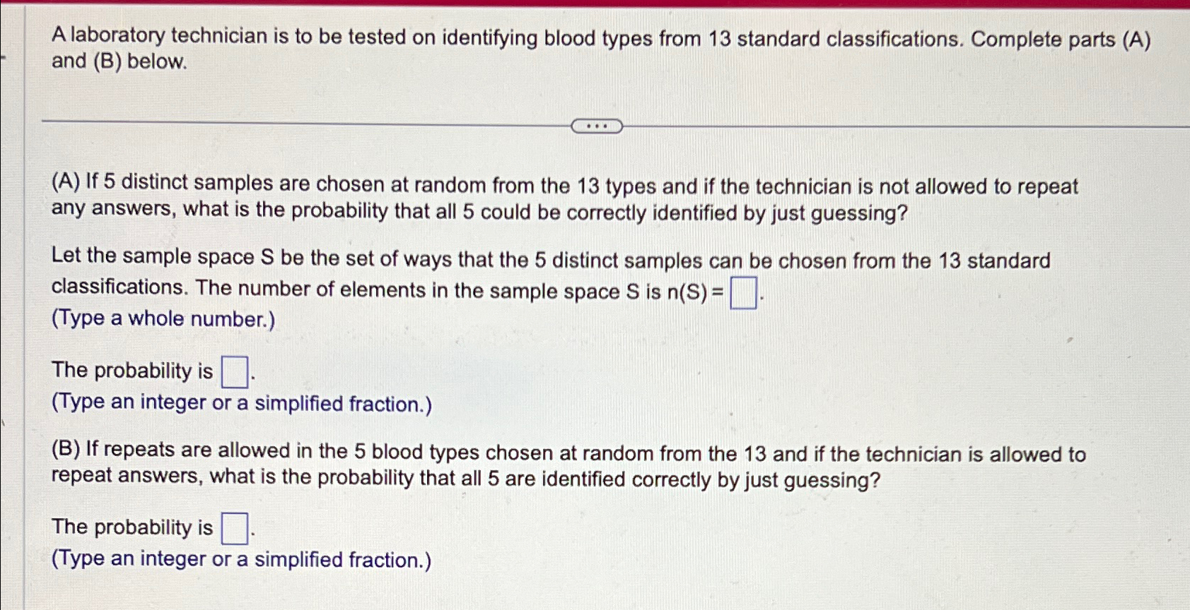 Solved A laboratory technician is to be tested on | Chegg.com