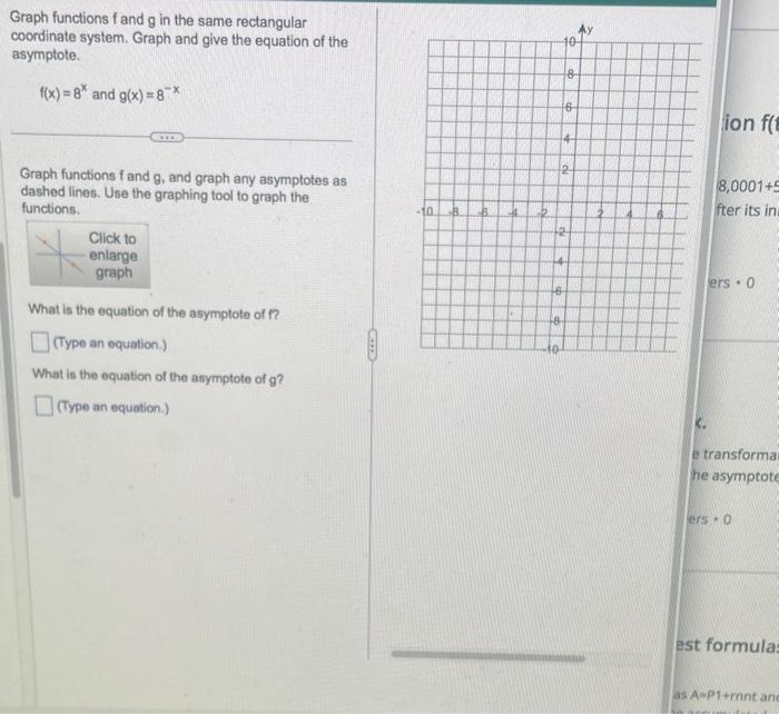 Solved Graph functions f and g in the same rectangular | Chegg.com