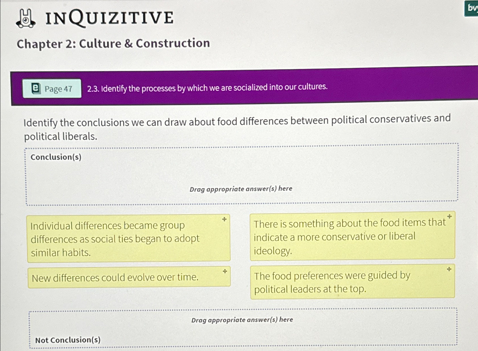 Solved INQUIZITIVEChapter 2: Culture & Construction2.3. | Chegg.com