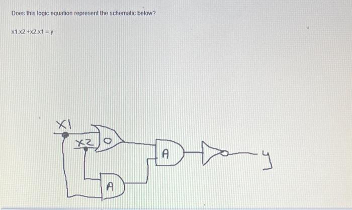 Solved Does this logic equation represent the schematic | Chegg.com Solved Does this logic equation represent the schematic | Chegg.com