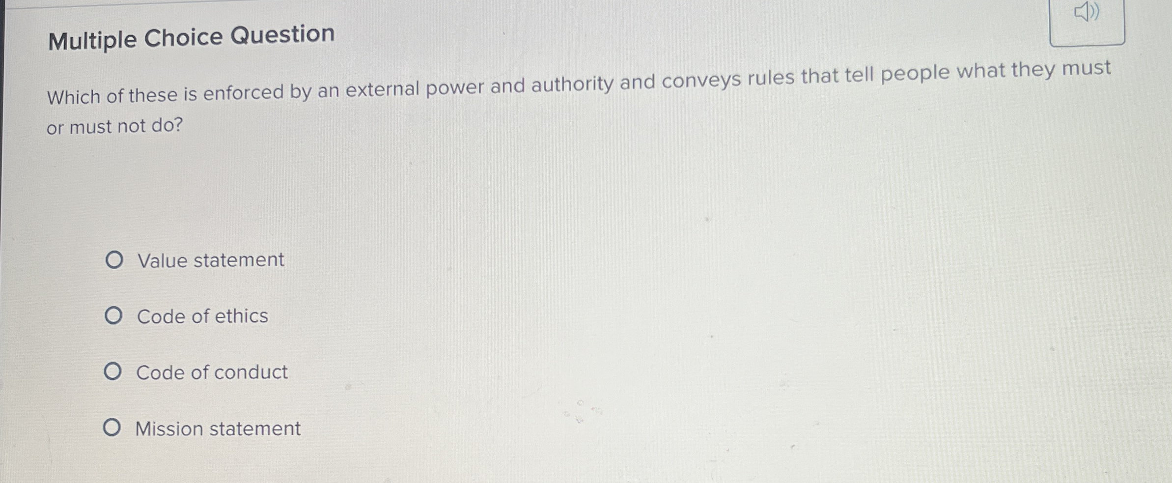 Solved Multiple Choice QuestionWhich of these is enforced by | Chegg.com