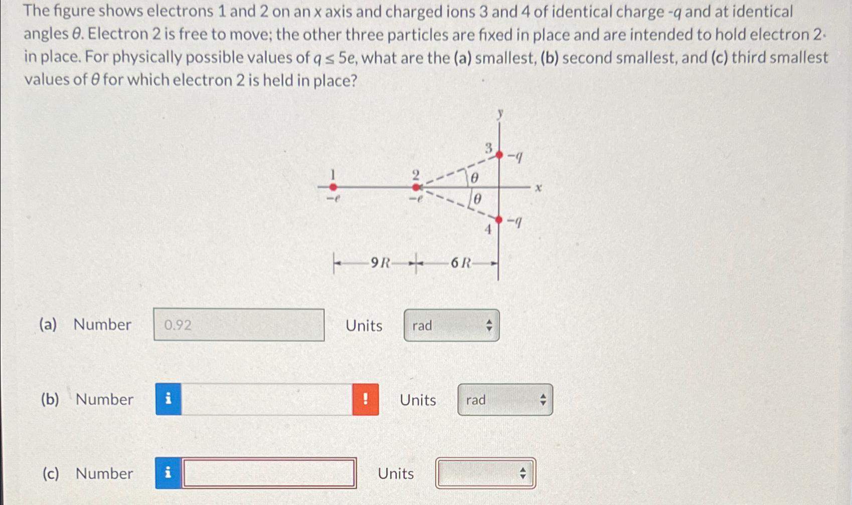 Solved The figure shows electrons 1 ﻿and 2 ﻿on an x ﻿axis | Chegg.com
