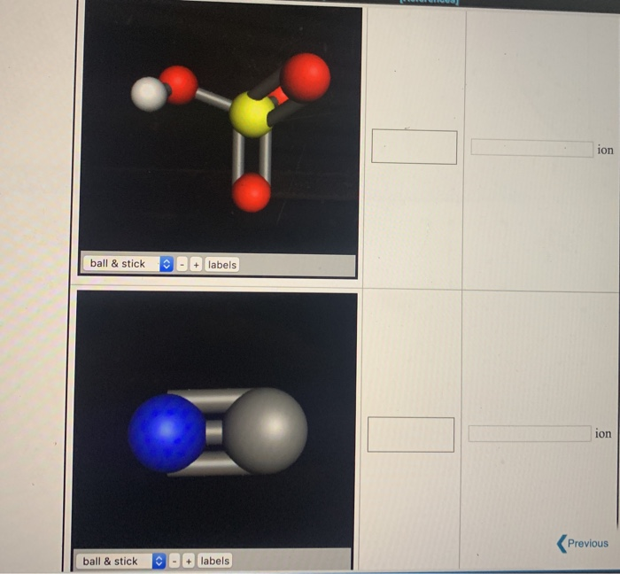 Solved The models in the following table represent ions that | Chegg.com