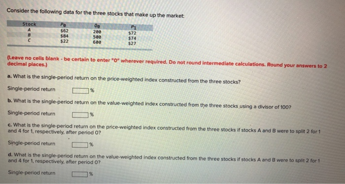 Solved Consider The Following Data For The Three Stocks That Chegg solved-consider-the-following-data-for-the-three-stocks-that-chegg