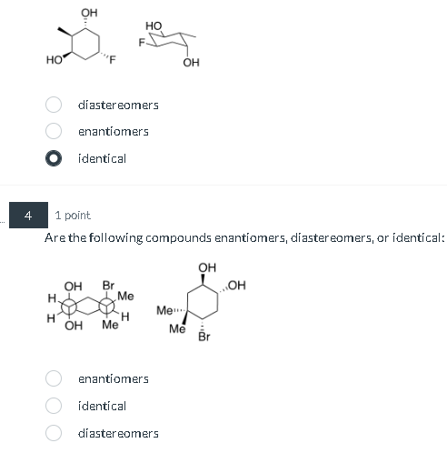 Solved Are the following compounds enantiomers, | Chegg.com