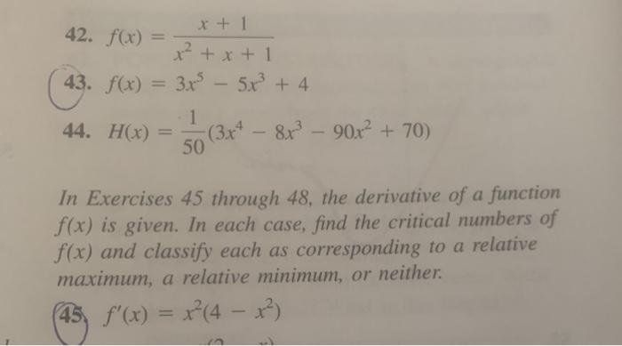 Solved In Exercises 35 through 44, use calculus to sketch | Chegg.com
