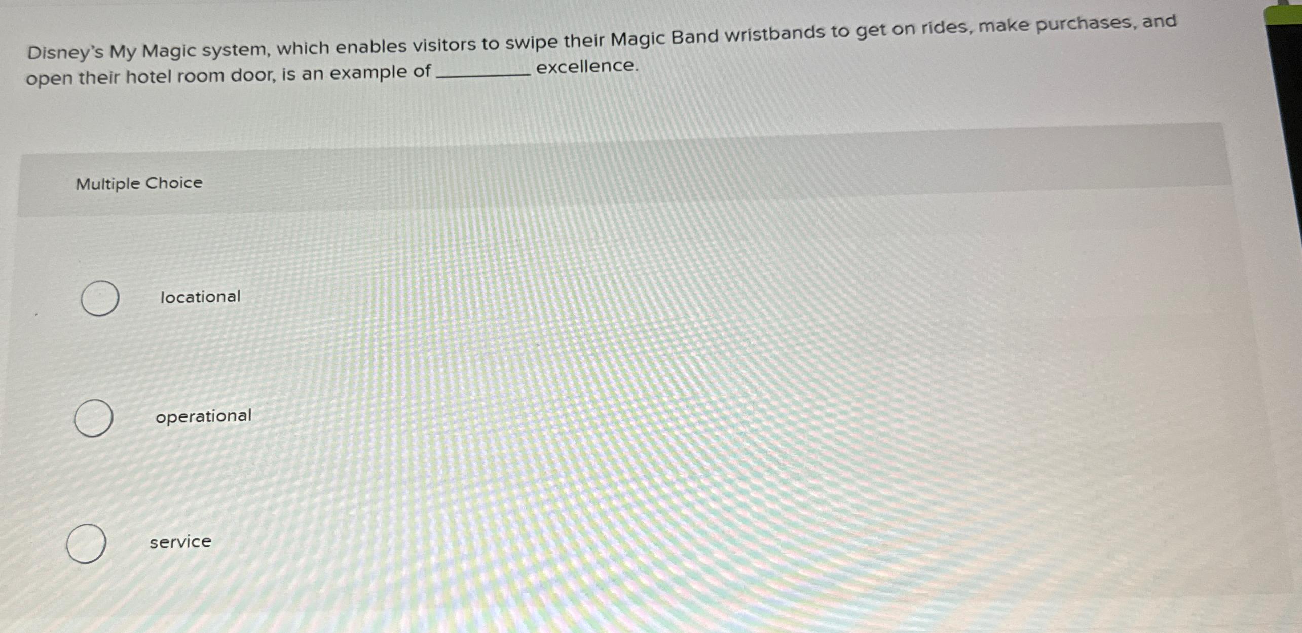 Solved Disney's My Magic system, which enables visitors to | Chegg.com
