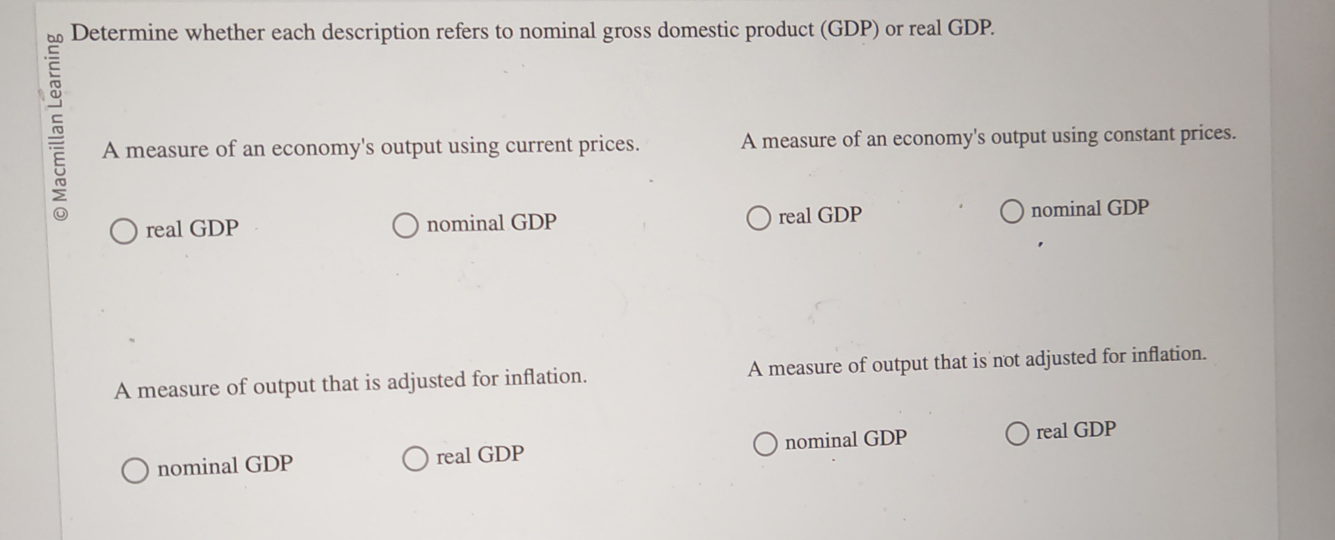 Solved ฌo Determine whether each description refers to | Chegg.com