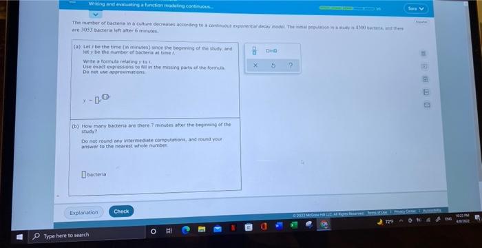 Solved Writing and evaluating a function modeling Continuous | Chegg.com