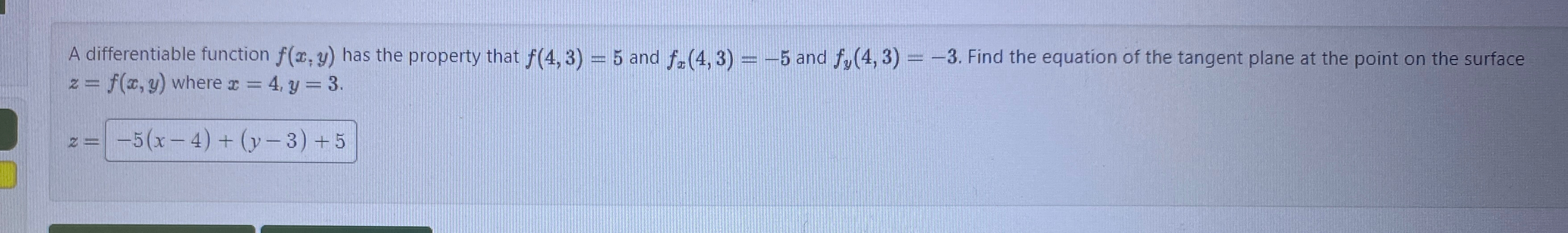 Solved A differentiable function f(x,y) ﻿has the property | Chegg.com