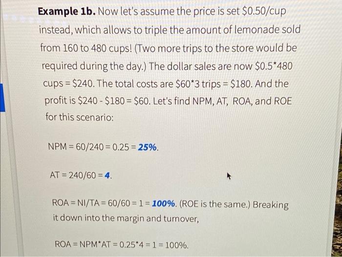 Solved x x 22 Consider the second lemonade stand scenario | Chegg.com