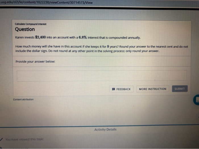 Solved Question | Chegg.com