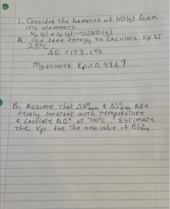 Solved I am not sure if my answer is right for part a and Im | Chegg.com