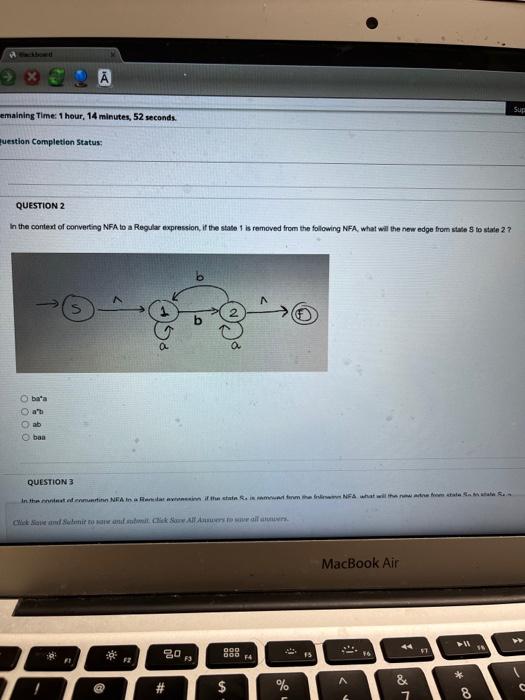 Solved In the context of comerting NFA to a Regular | Chegg.com