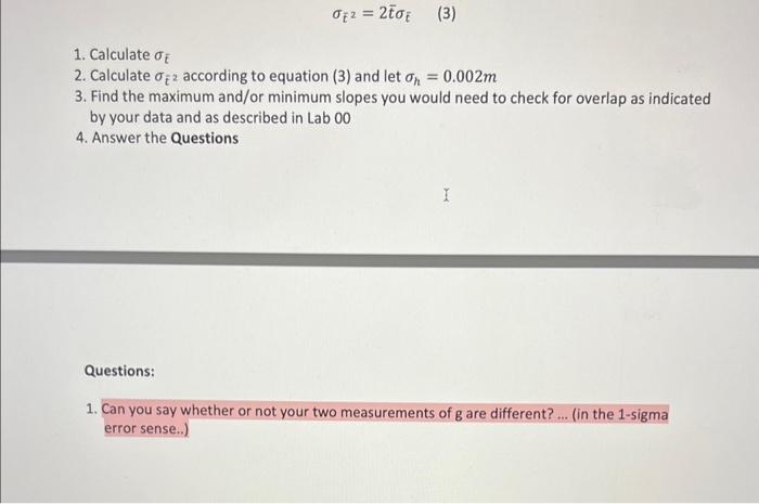 Solved Calculations (Part 1): 1. Calculate tˉ 2. Square tˉ | Chegg.com