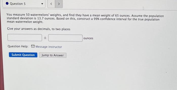 Solved Assignment \#9 - Introduction to Confidence Intervals | Chegg.com