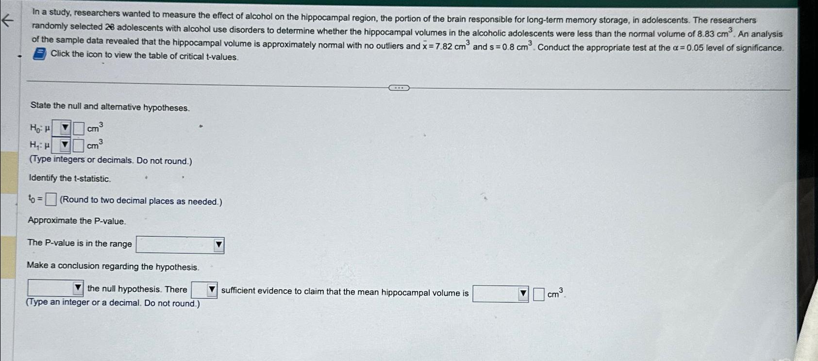 Solved Click the icon to view the table of critical | Chegg.com